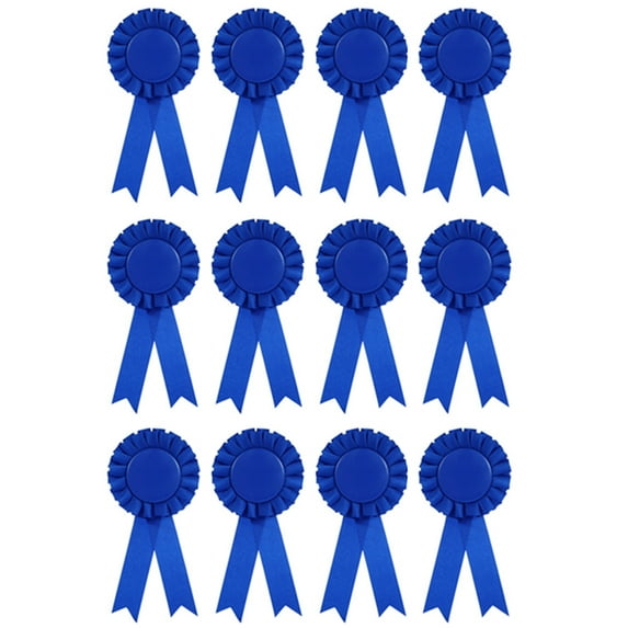 SEIWEI 12PCS Blank Award Ribbon Personalized Graduation Attendance ...