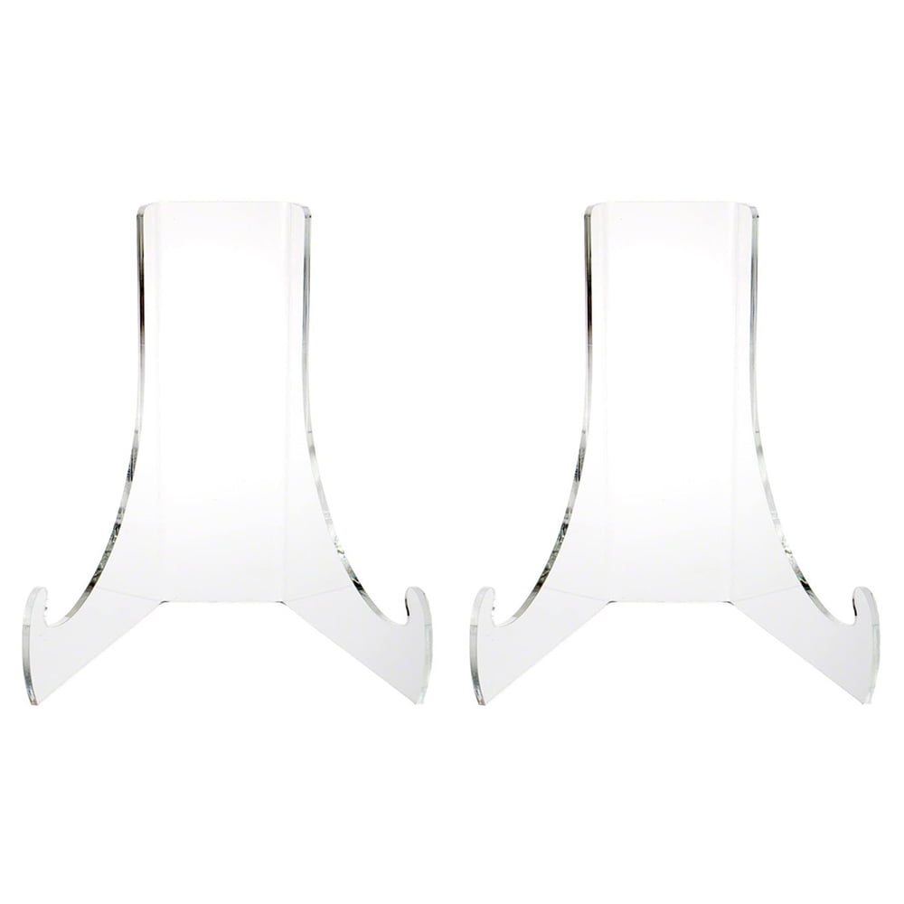 SEIWEI 2PCS Acrylic Art Bowl Display Stand Holder Clear Table Stand ...