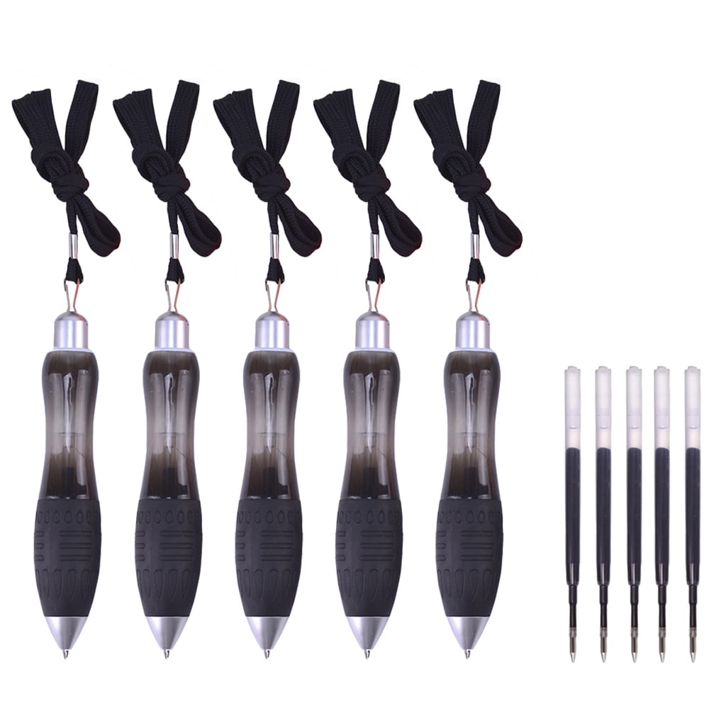 SEIWEI 5 Set Wide Body Ballpoint Pens Heavy Weighted Fat Pens with ...