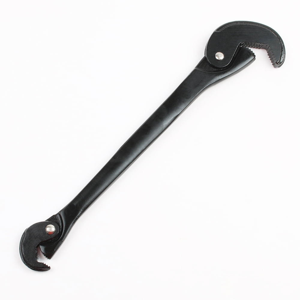 SEIWEI 8-42mm Pipe Wrench Plumbing Wrench Twin Headed Design Black ...