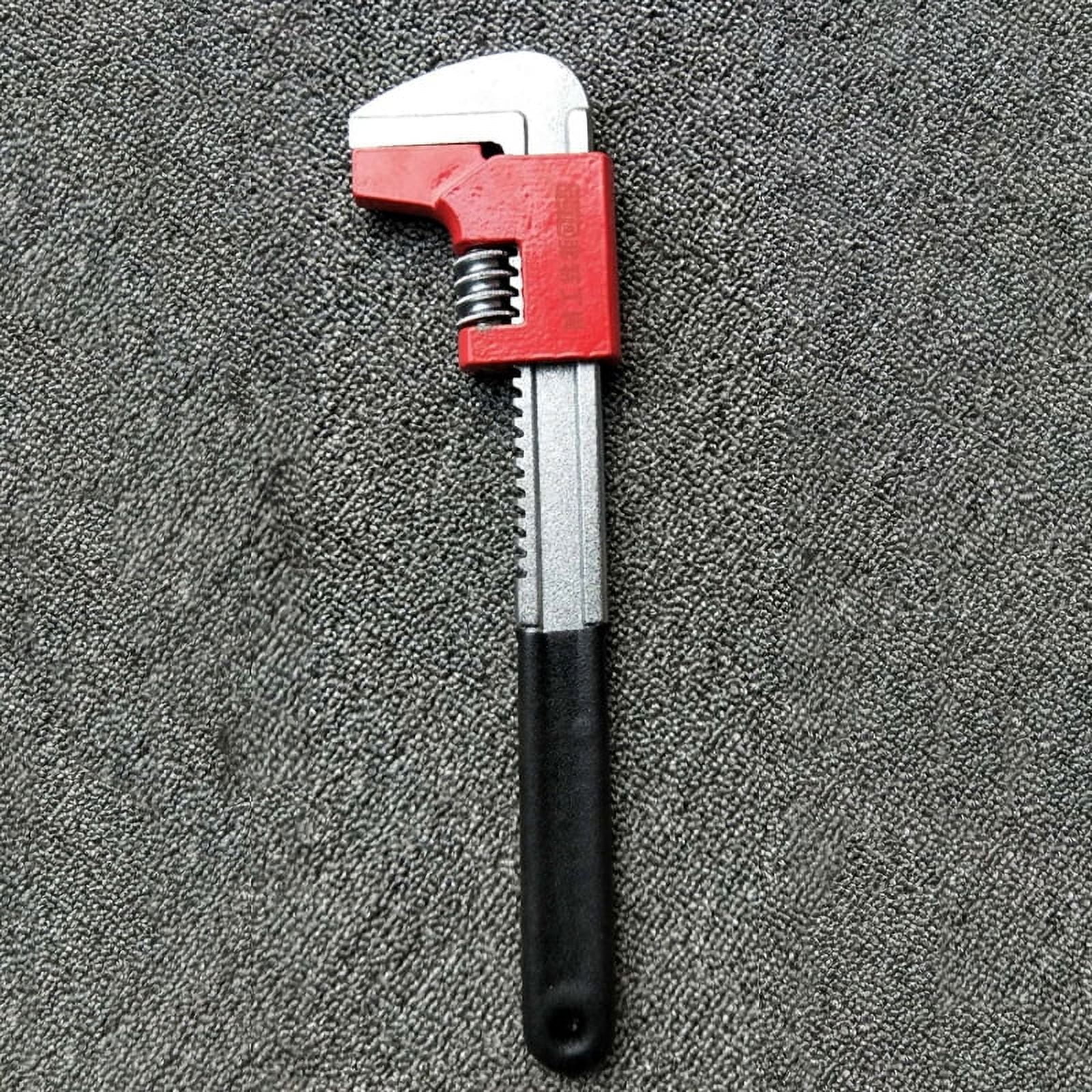 SEIWEI Adjustable Pipe Wrench 9 inch Chrome Vanadium Steel Universal ...