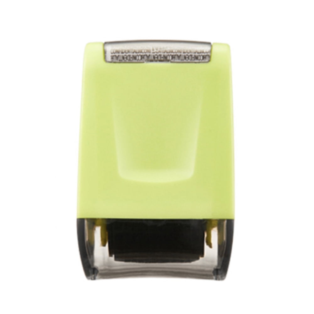 SEIWEI Identity Defender Roller Stamp Plastic Shell Privacy Information ...