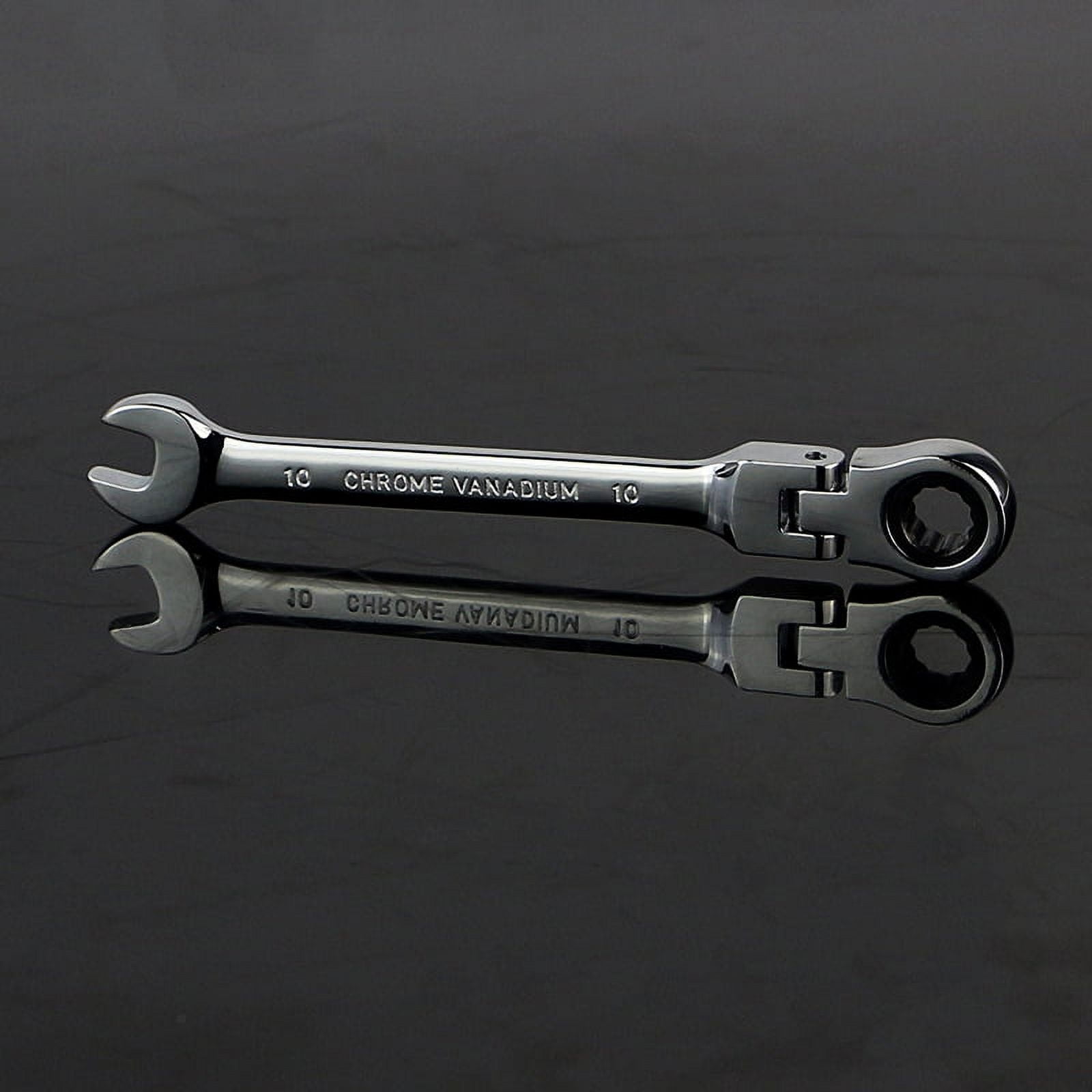 SEIWEI Ratchet Combination Spanners Chrome Vanadium Flexible Metric ...