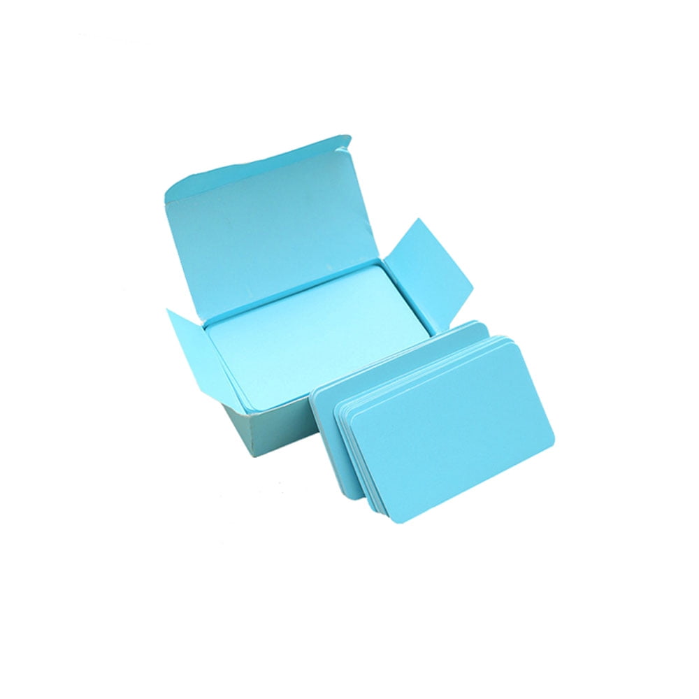 SEIWEI Rounded Corner Blank Study Flash Cards Virgin Wood Pulp Colored ...