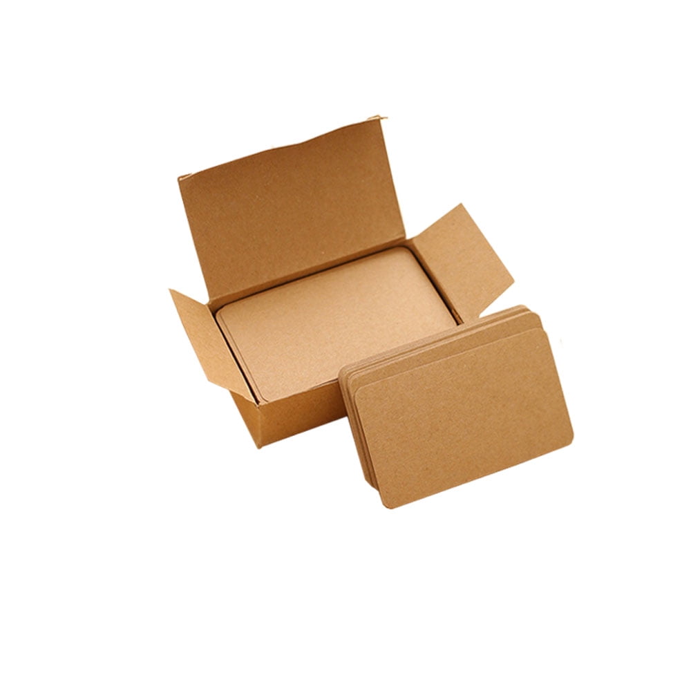 SEIWEI Rounded Corner Blank Study Flash Cards Virgin Wood Pulp Colored ...
