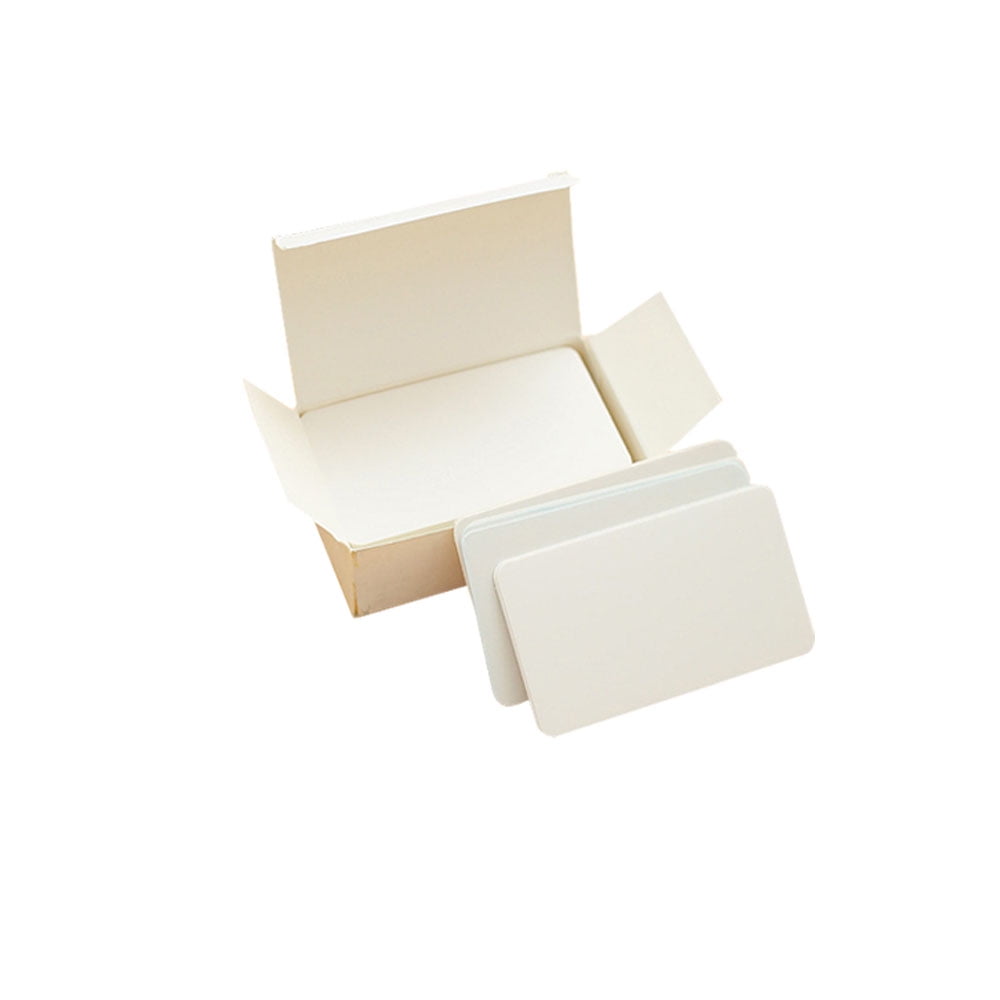 SEIWEI Rounded Corner Blank Study Flash Cards Virgin Wood Pulp Colored ...
