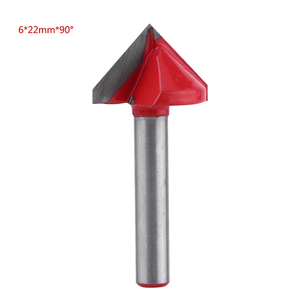 SEIWEI V-Groove Router Bit 6mm Shaft Diameter, Hand Tool for Carving ...