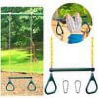 SEKKVY Gym Rings and Swing Bar, Heavy Duty Chain Swing Set Accessories ...