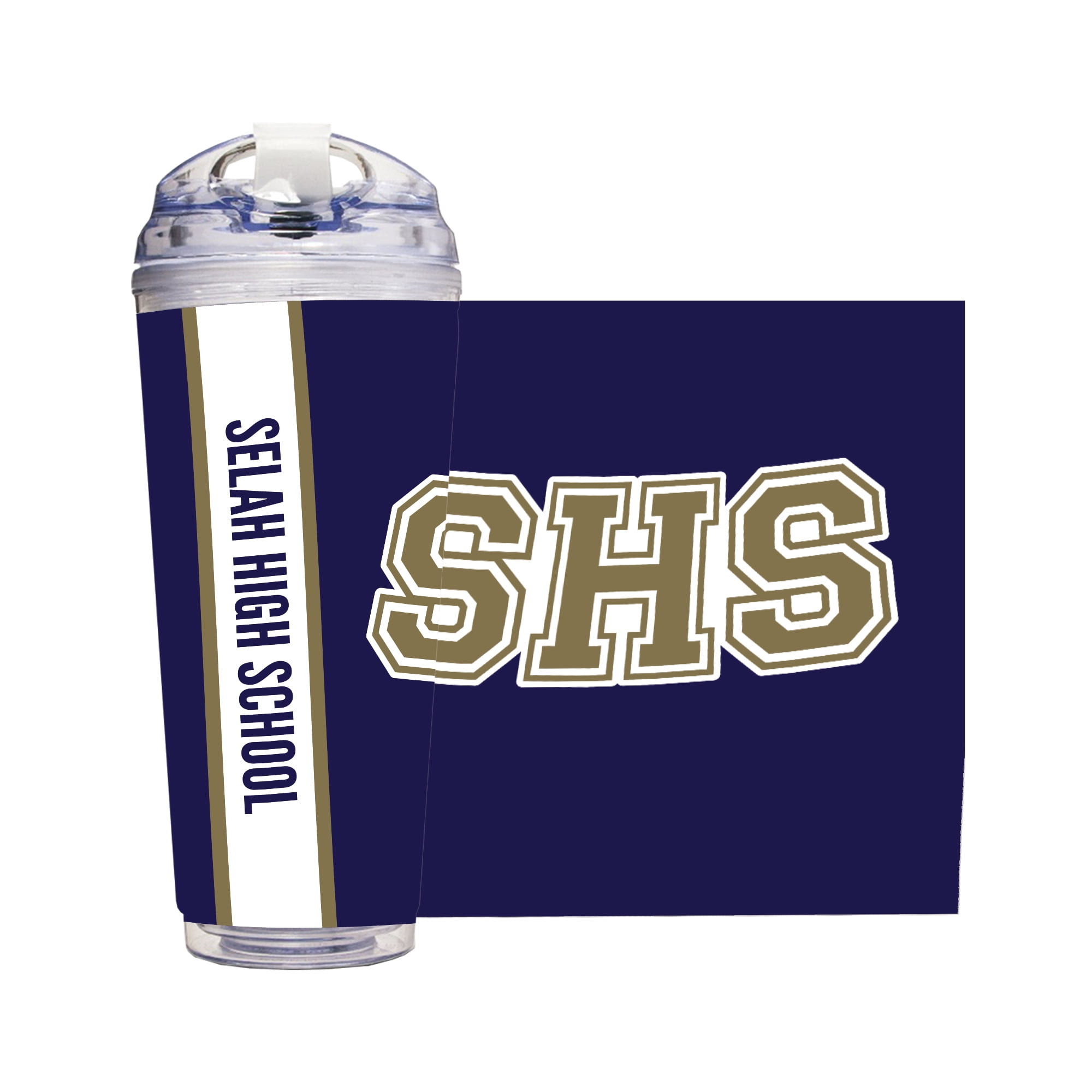 SELAH High School 24OZ Hinged Lid Tumbler - Walmart.com