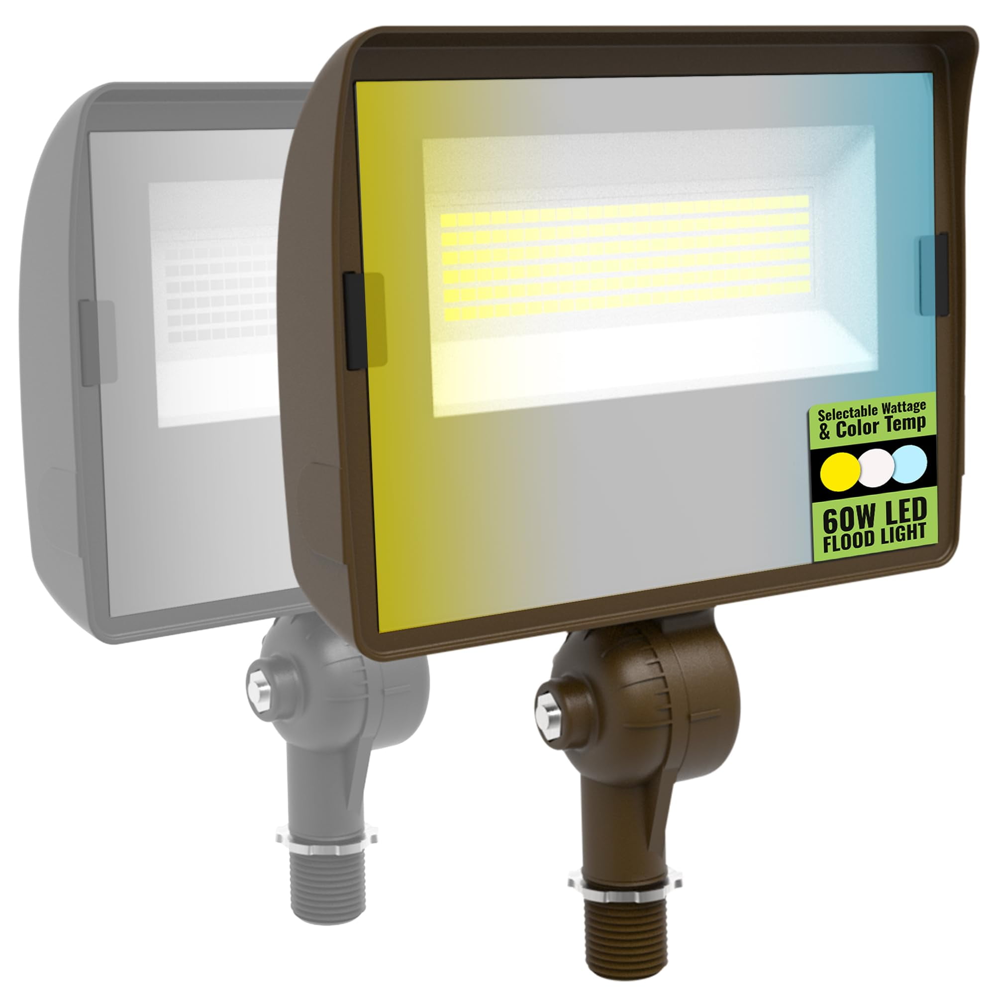 SELECT 5 Pack 1-1/4-Inch Raised 4-Inch Square (4S) One Gang Plaster ...