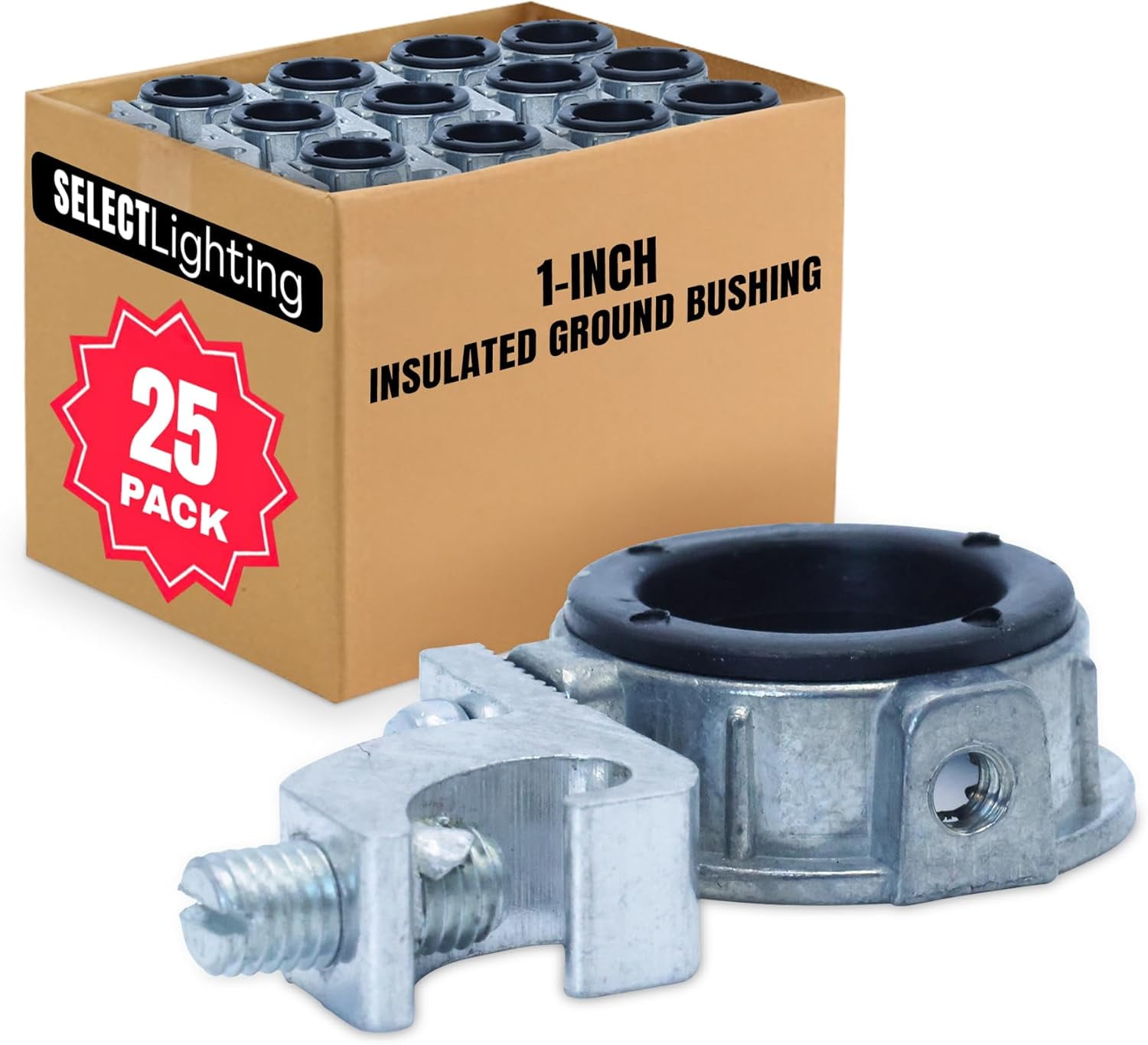 SELECT Insulated Ground Bushing with Lay-In Lug, 1î Rigid Metal ...