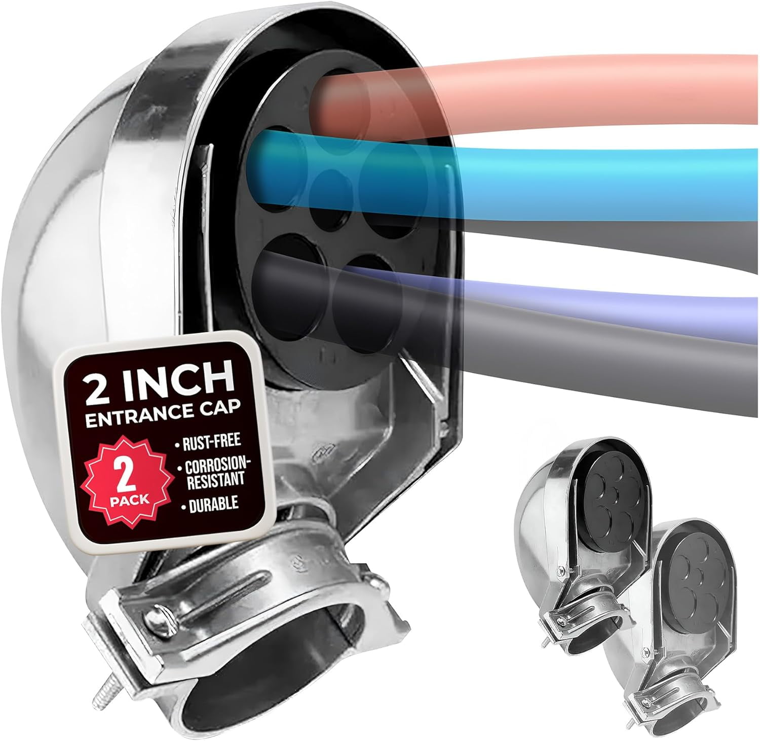 SELECT Lighting 2 Inch Service Entrance Cap, Weather-Resistant Die Cast ...