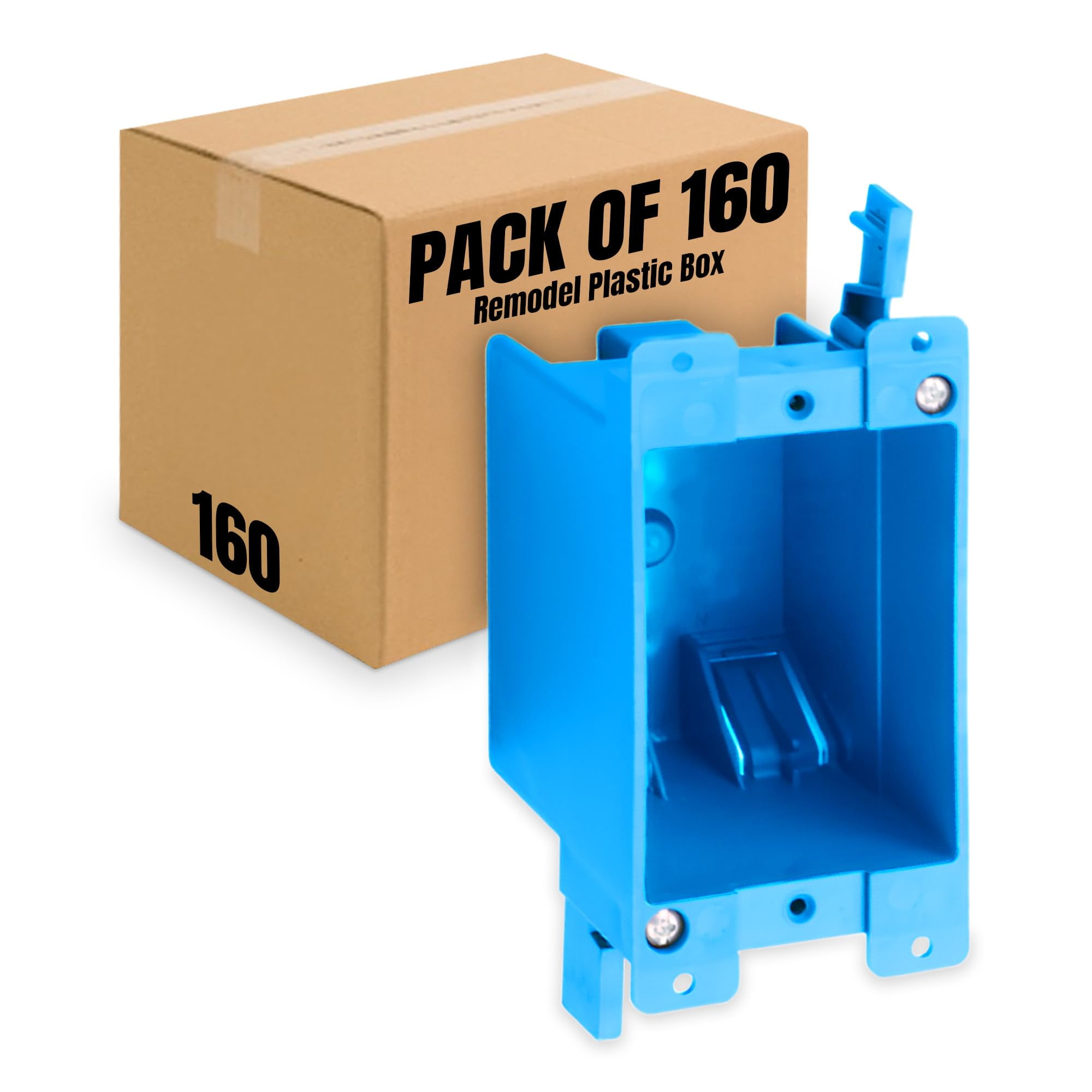 SELECT Lighting Remodel Plastic Box 1-Gang PVC Old Work Standard Switch ...