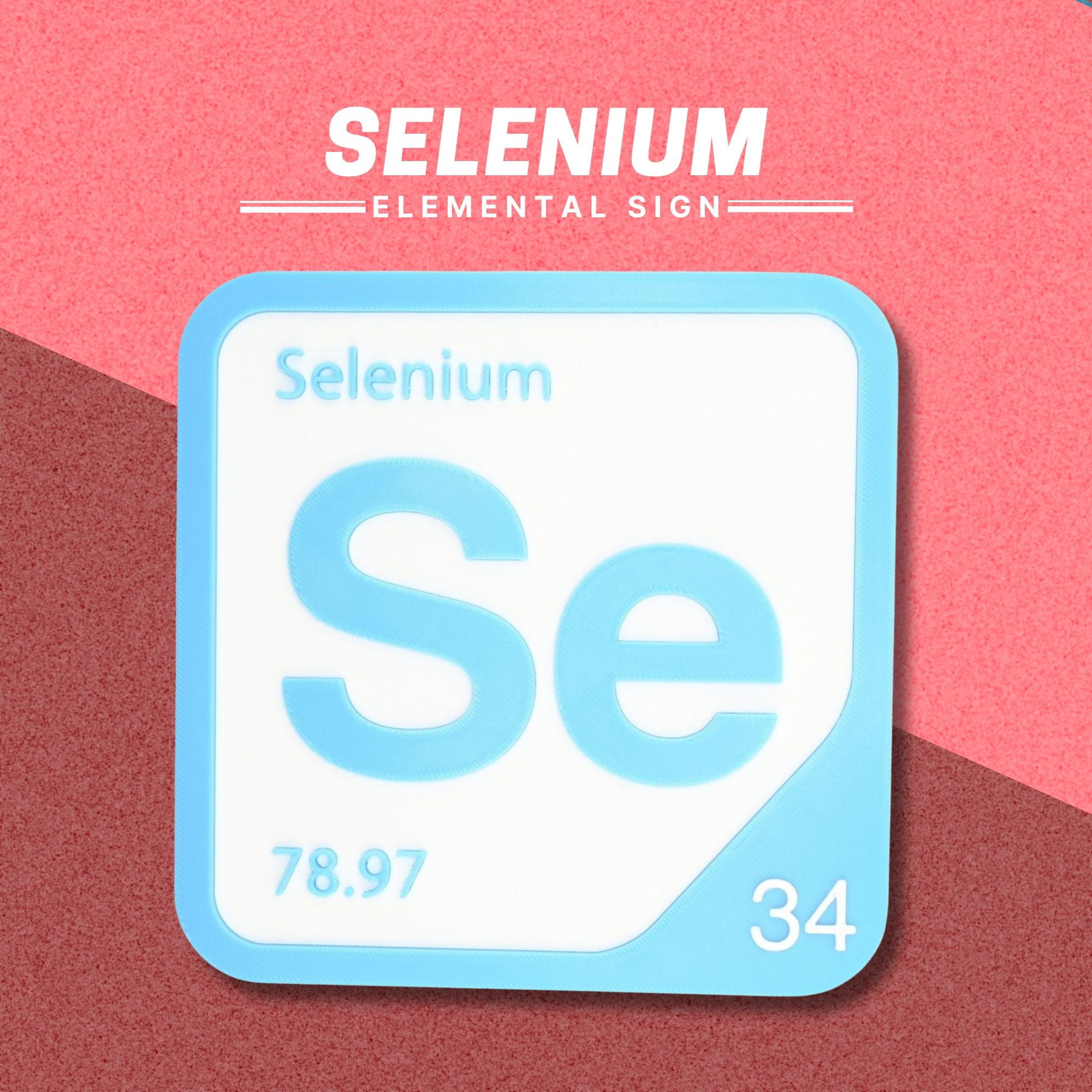 SELENIUM Periodic Table Tile – Educational Wall Art for Science Lovers ...