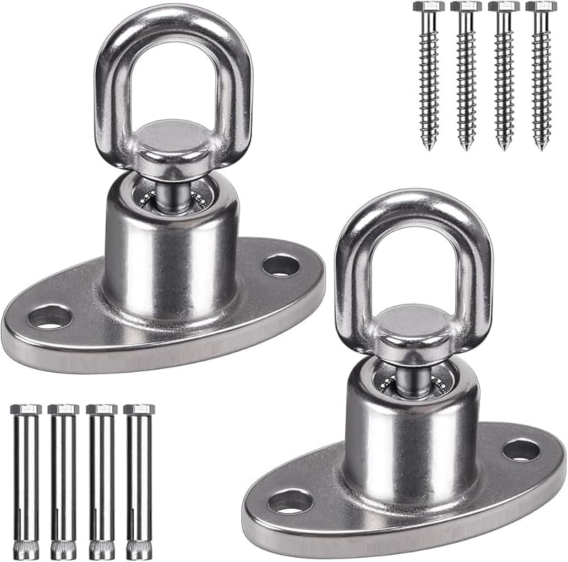 SELEWARE Silent Ball Bearing Swing Hangers, Heavy Duty 360 ° Rotate ...