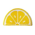 SELGRCE H·Y Yellow Lemon Semicircle-shaped Non-Slip Bathmat Area Rug ...