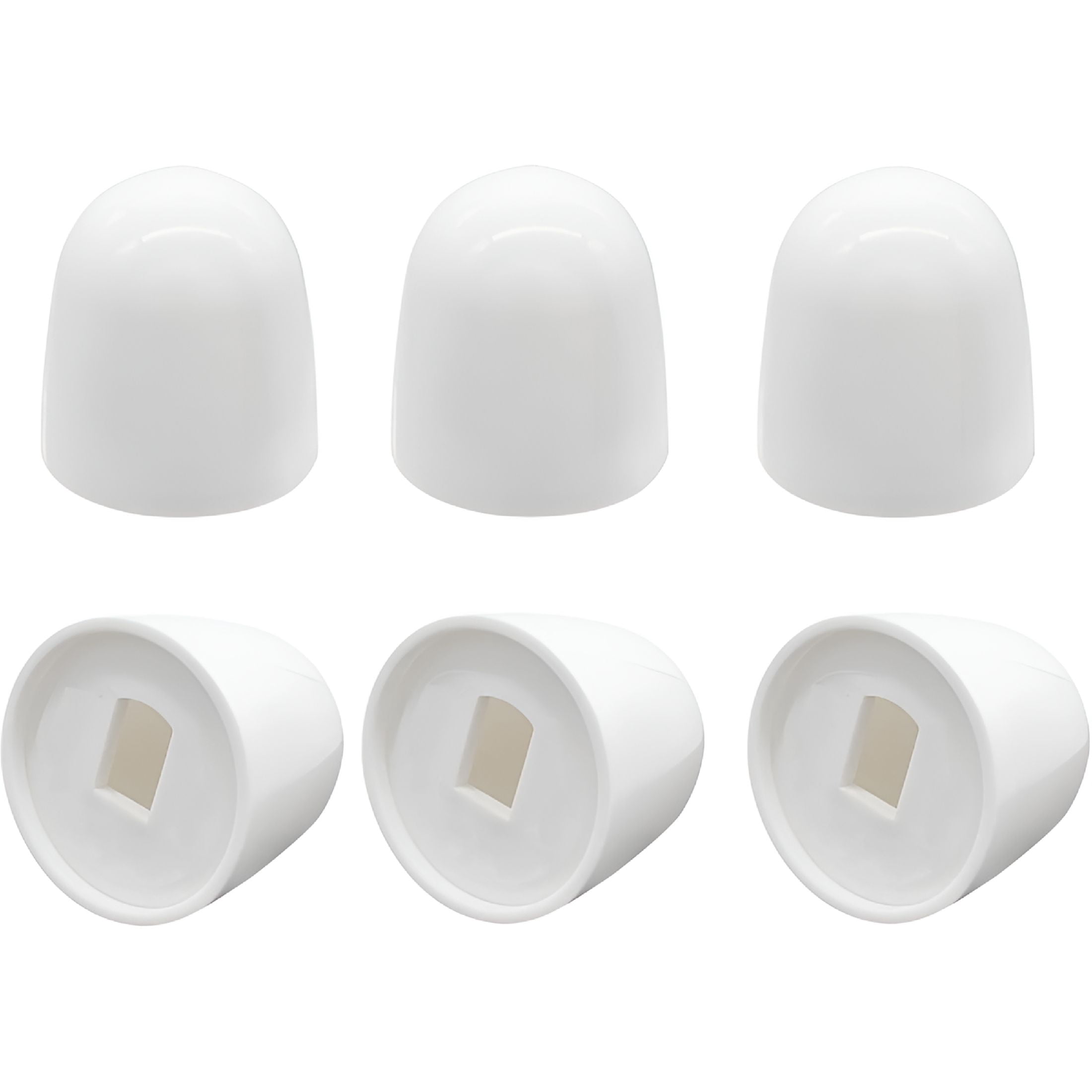 SELIVO 2026 New 2 Pcs Universal Tall Toilet Bolt Caps,White Plastic ...