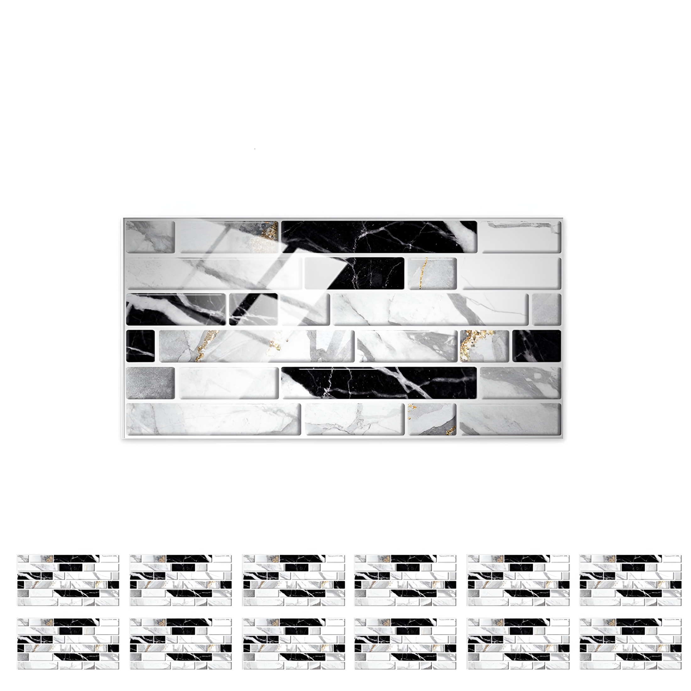 SELIVO 2026 New 3D Stone Brick Wall Panels-12-Pack Self-Adhesive,Peel ...