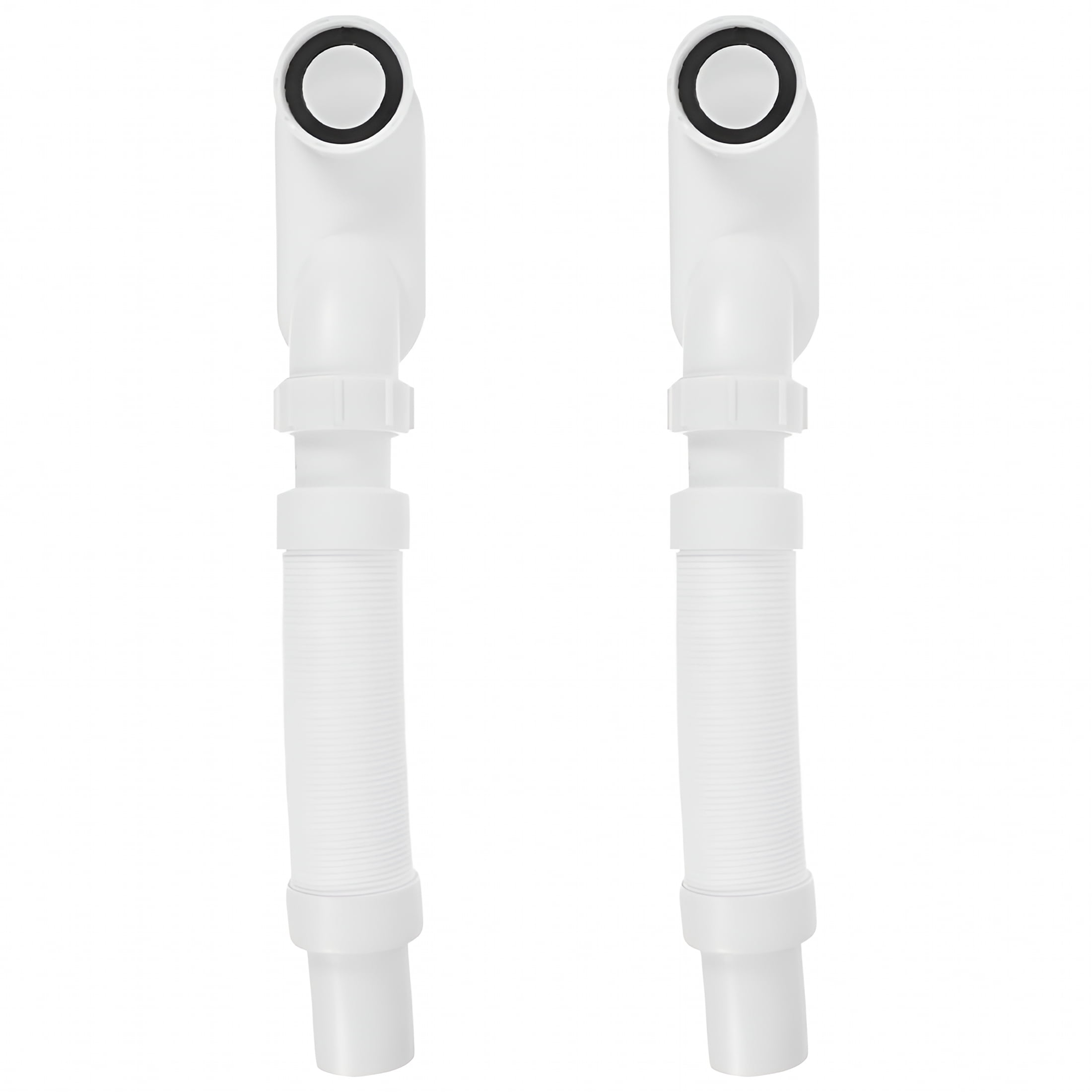 SELIVO 2pcs Flexible Threaded Telescopic Plastic Tube for Gutter ...