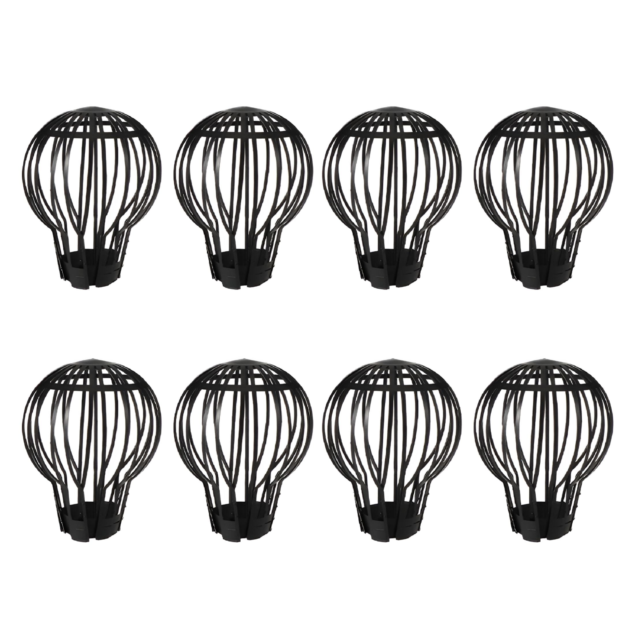 SELIVO 8 Pcs Gutter Guards Leaf Filter Gutter Strainers Roof Downspout ...