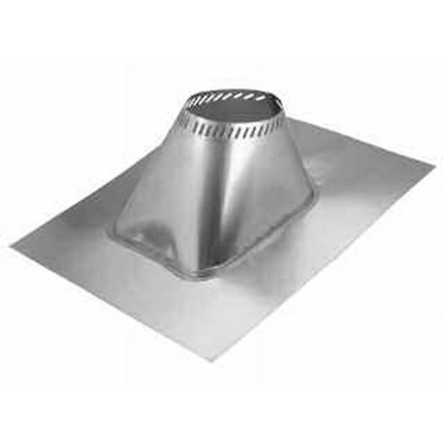 SELKIRK 207825 Roof Flashing, 28-1/2 in OAL, 24 in OAW, Stainless Steel ...