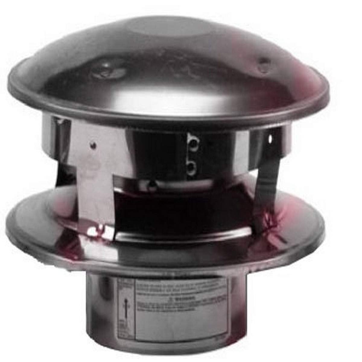 SELKIRK 243800 Vertical Termination Pipe Cap, 3 in ID x 8 in OD Dia ...