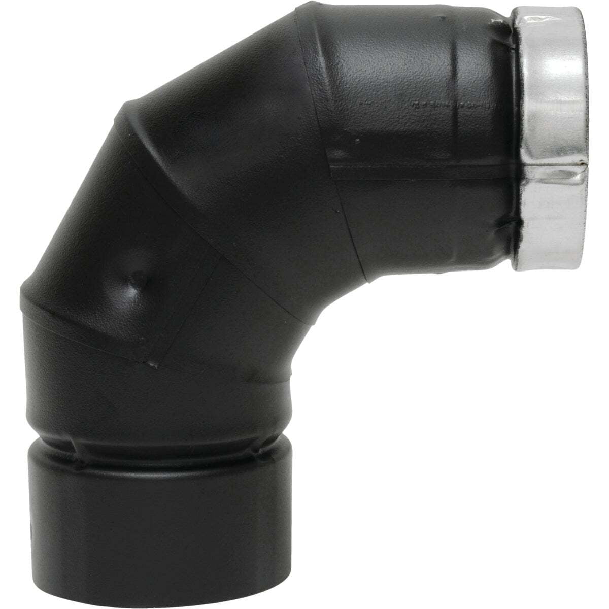SELKIRK VP Pellet Pipe 3 In. x 5-13/16 In. x 90 deg Pellet Stove Pipe ...