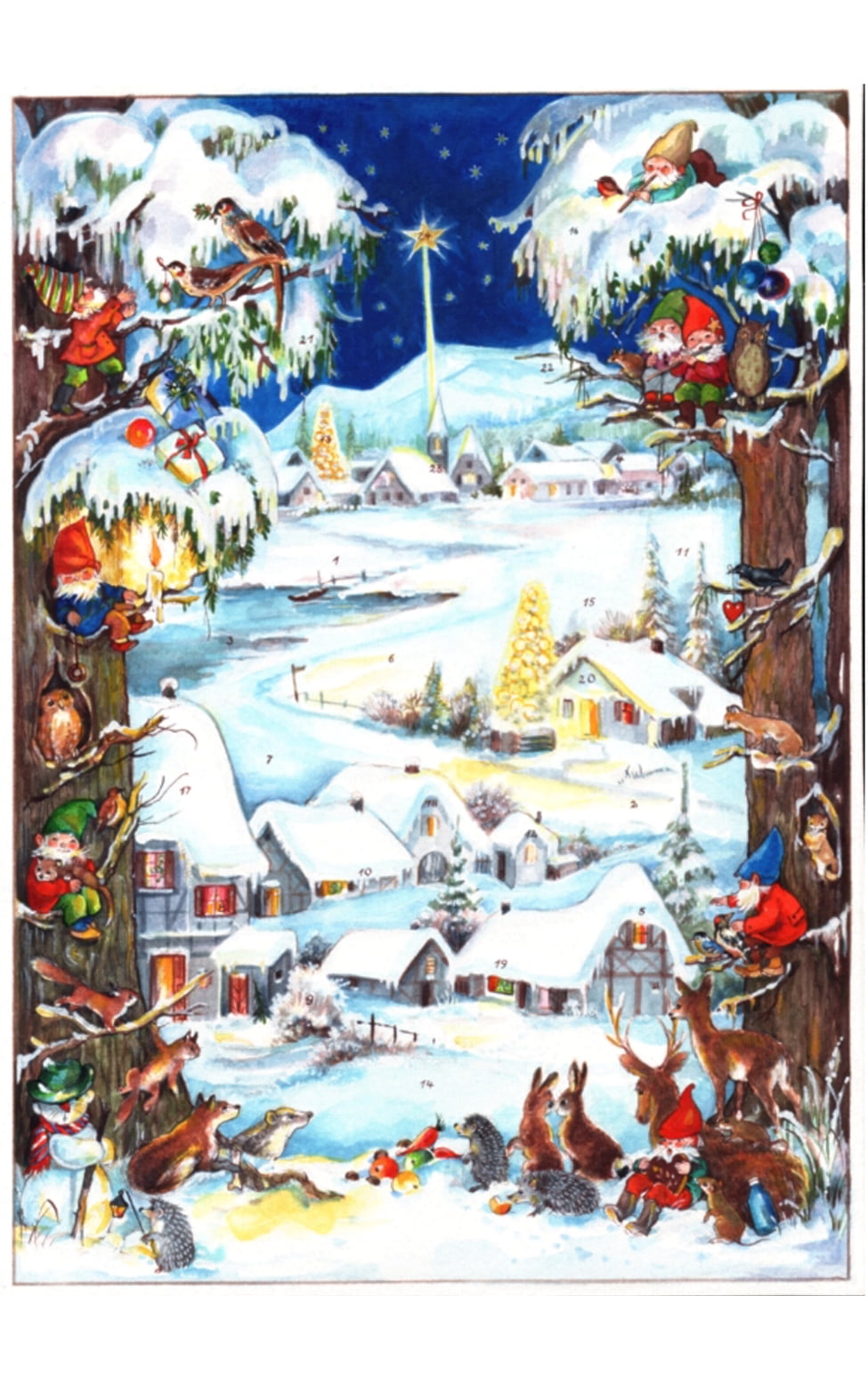 ADVENT- SM WOODS/ANMLS EACH - Walmart Business Supplies
