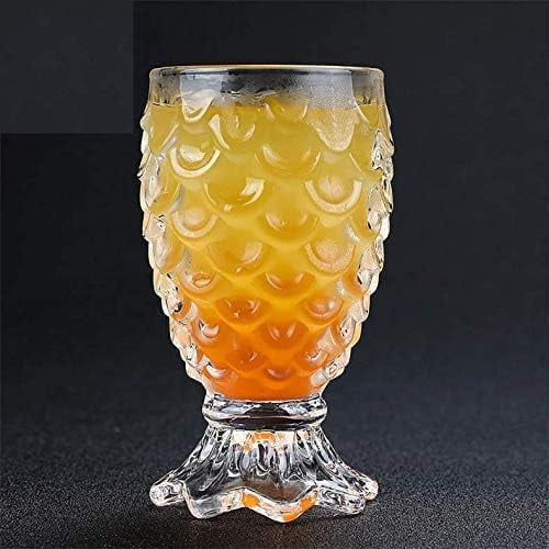 SELLSWIPE Crystal Clear Pineapple Shaped Glass Pineapple Glass for ...