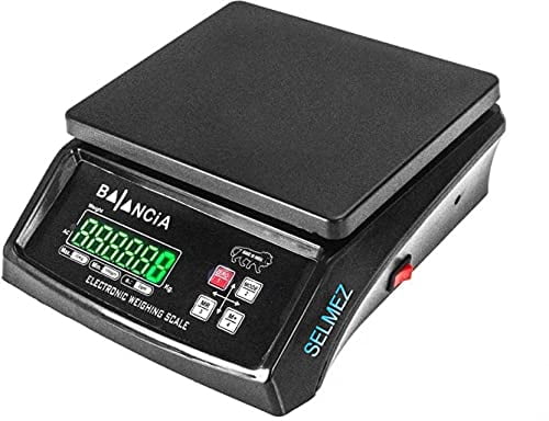 SELMEZ Digital weight machine with rechareable battery for shop 30kg ...