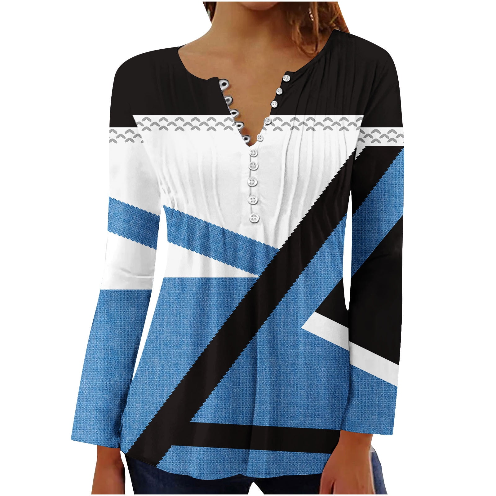 SELONE Christmas Tops for Women Long Sleeve Plus Size Xmas Pullover ...