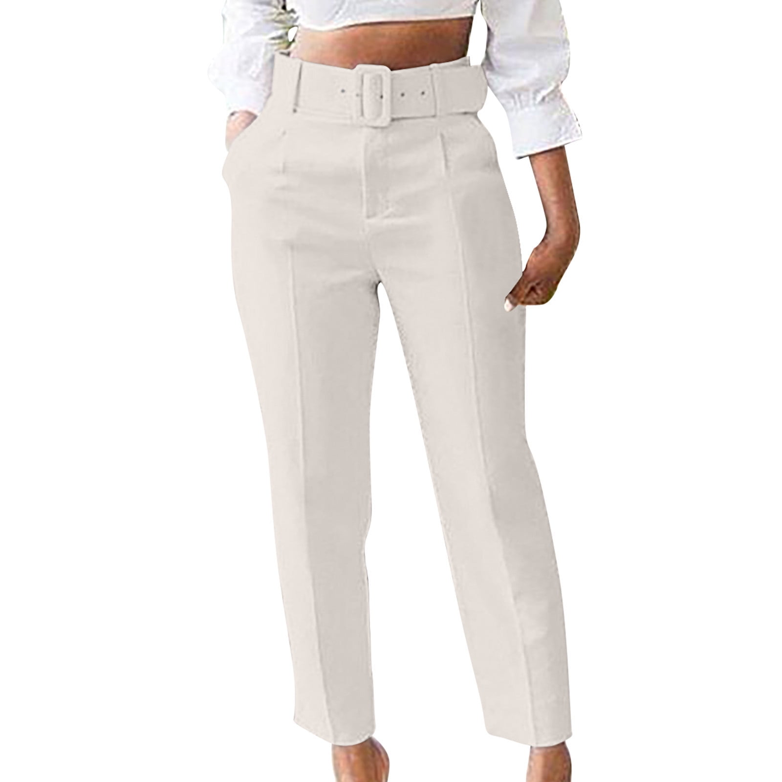 SELONE Dress Pants for Women Business Casual Drawstring Office Pants ...