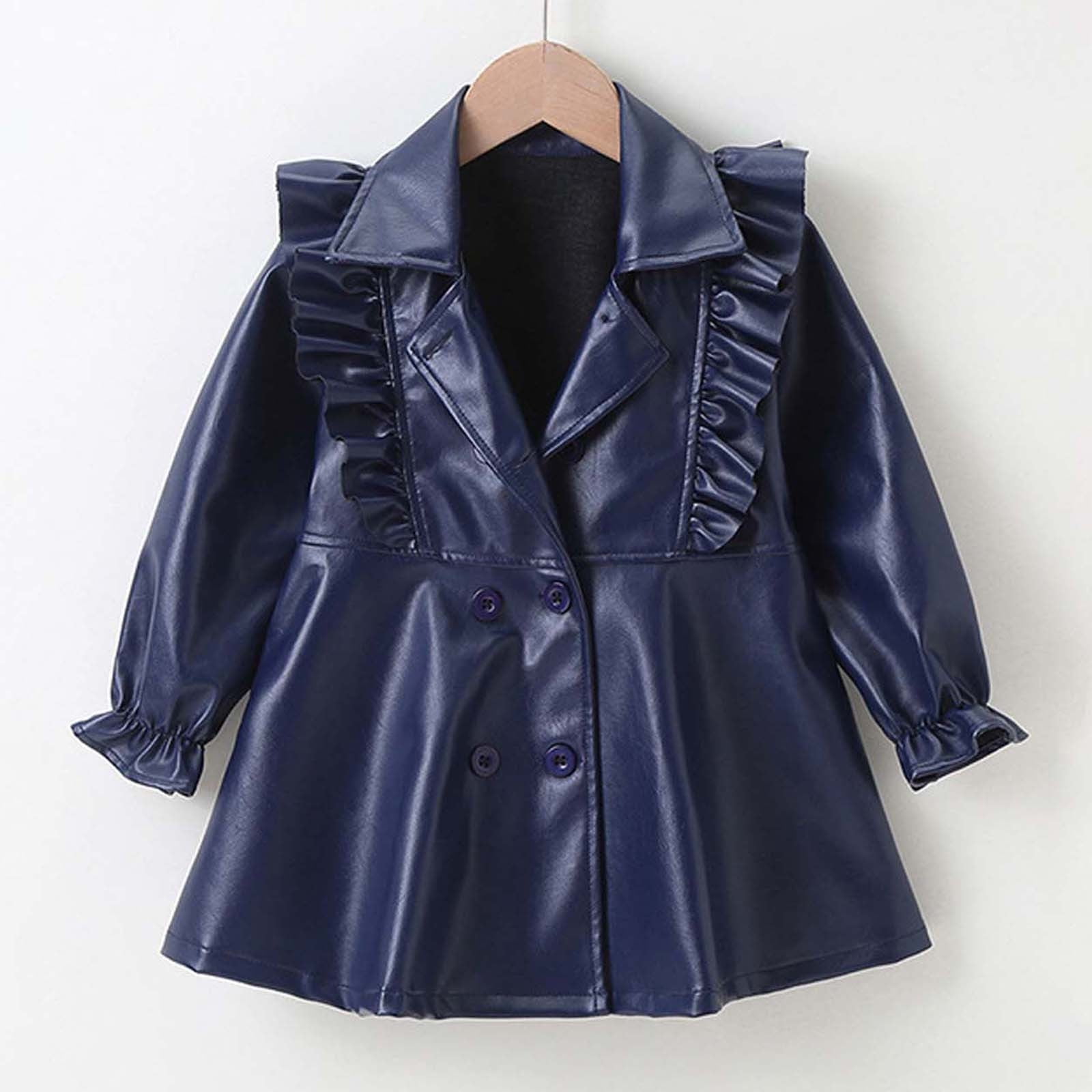 SELONE Girls Leather Jacket Outerwear Jackets & Coats Winter Jacket ...