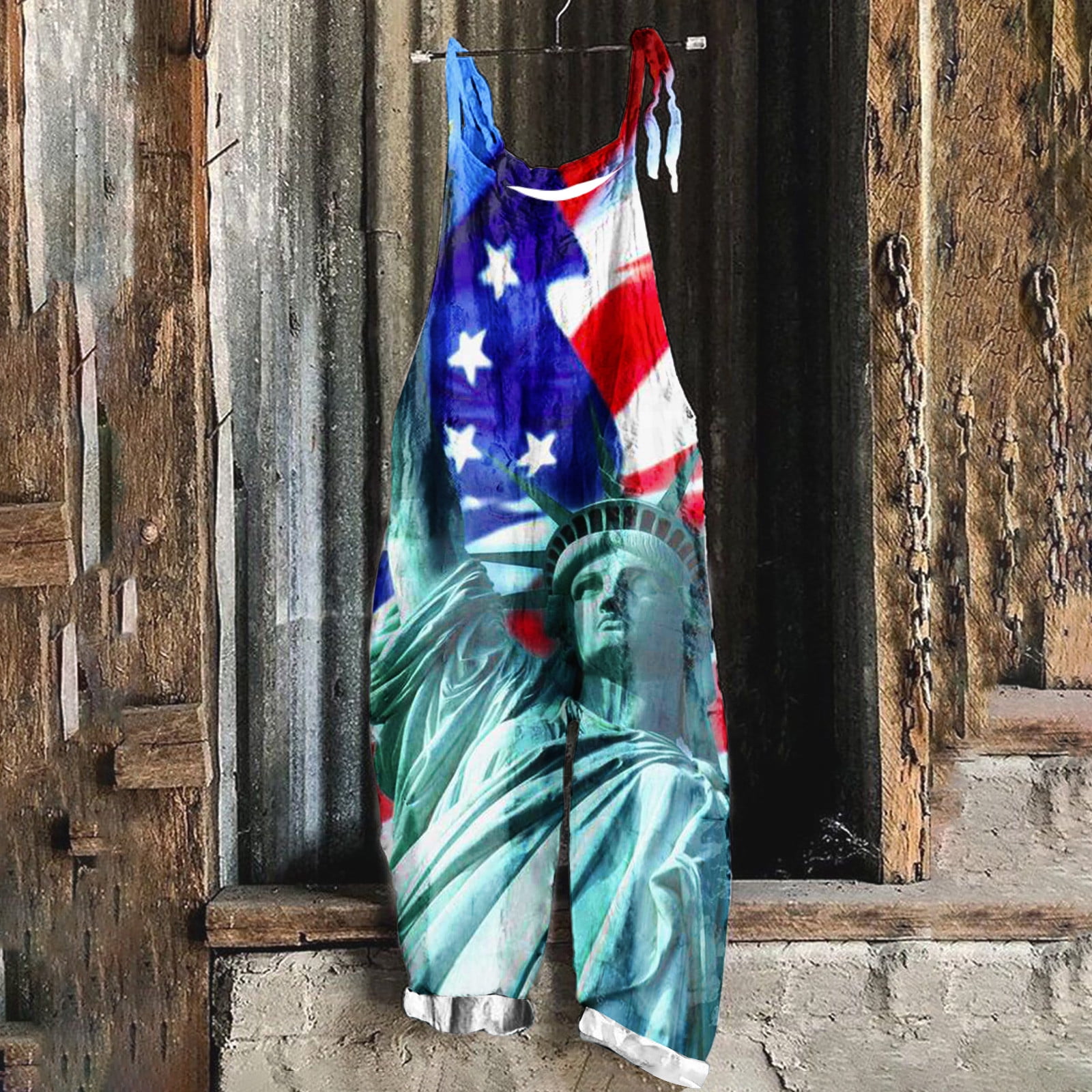 SELONE Independence Day One Piece Jumpsuits for Women with Pockets ...