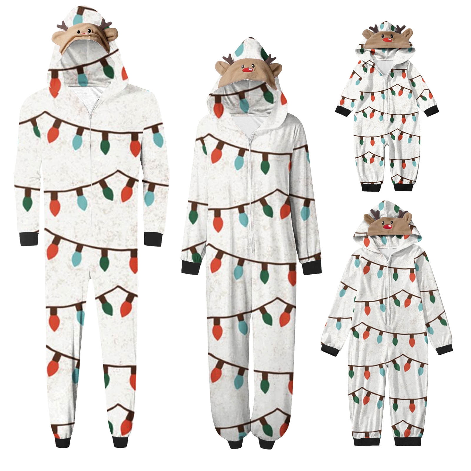 SELONE Matching Family Christmas Pajamas Onesie Kids Long Sleeve ...