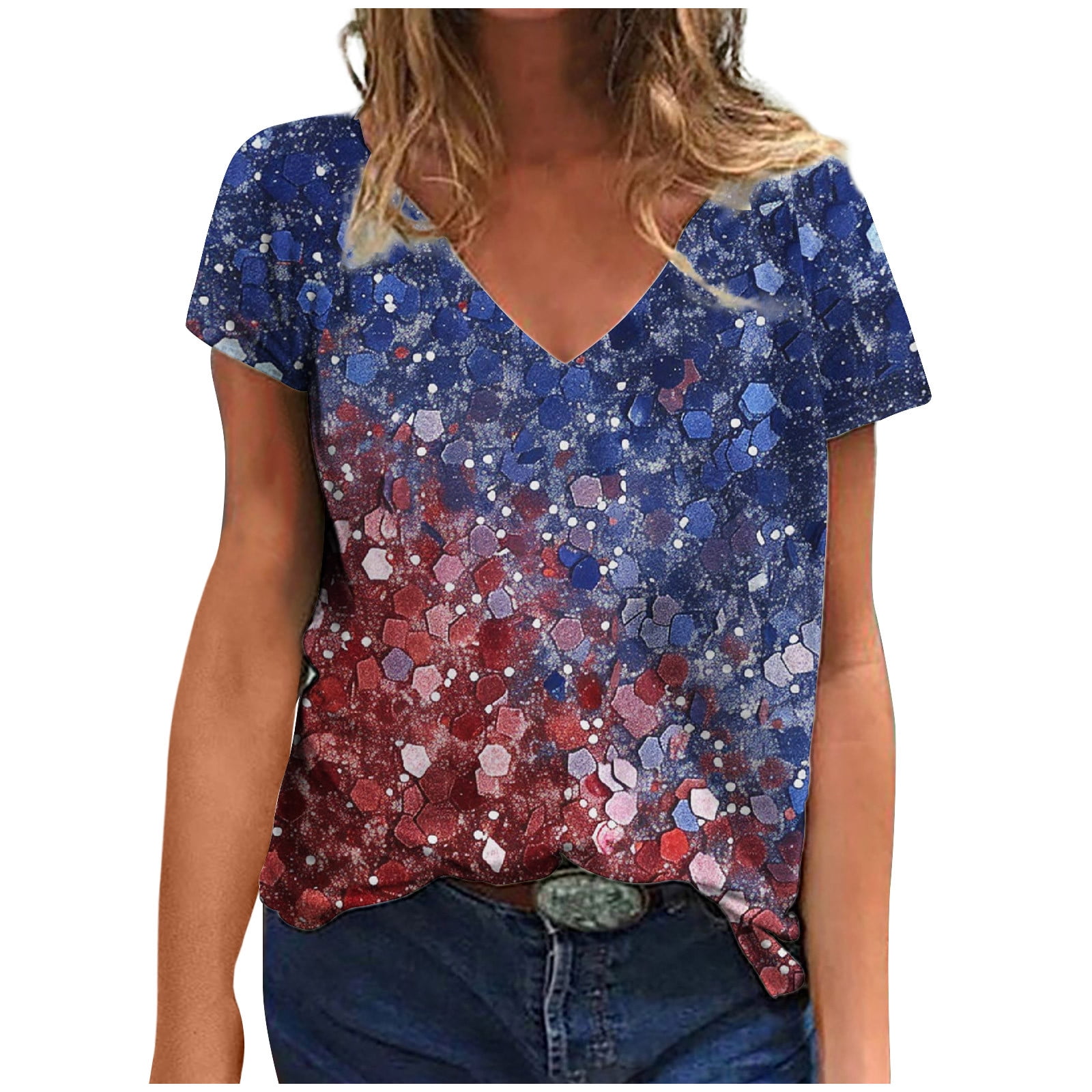 SELONE Patriotic Hat Fourth of July Costumes American Flag Washed ...