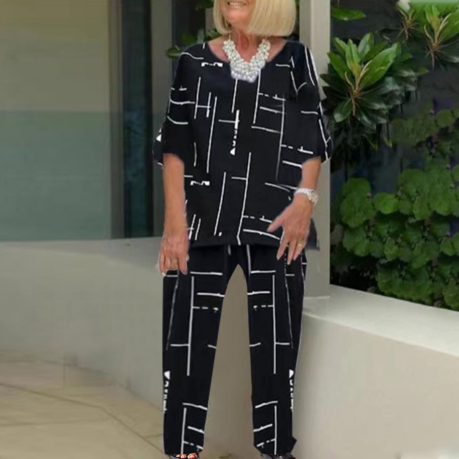 SELONE Summer Outfits for Women 2 Piece Cotton Linen Set Boyfriend ...