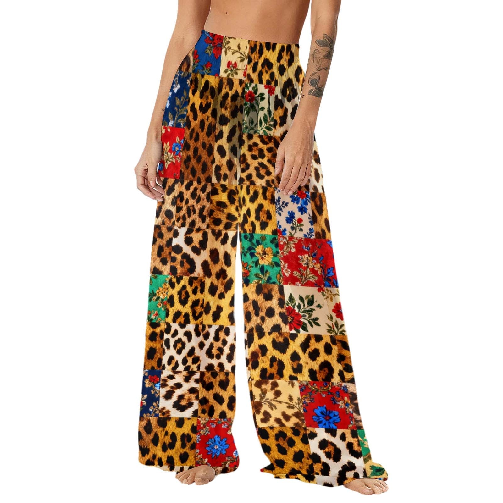 SELONE Swim Cover up for Women Sun Protection Boho Pants Hawaiian Wide ...
