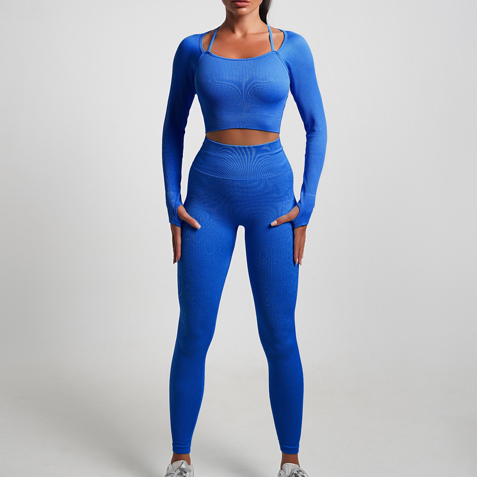 SELONE Workout Sets for Women 2 Piece for Summer Active Solid Outfits ...