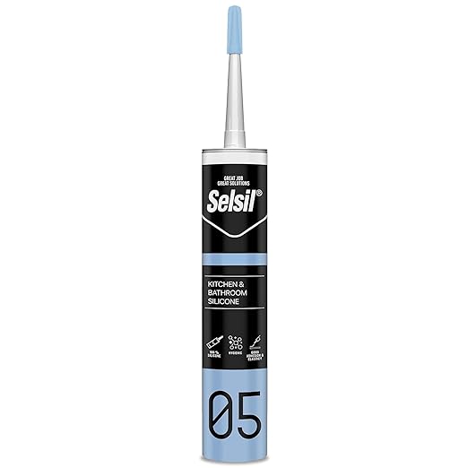 SELSIL 05 Kitchen & Bathroom Moisture Curing & Water Resistant Sealant ...