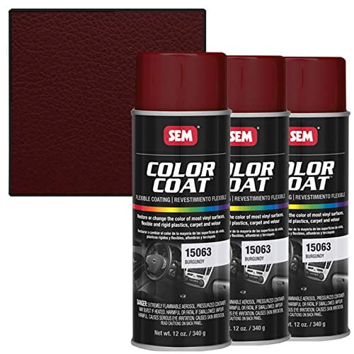 SEM 15063, Burgandy, Vinyl Paint, Color Coat (3) - Walmart.com