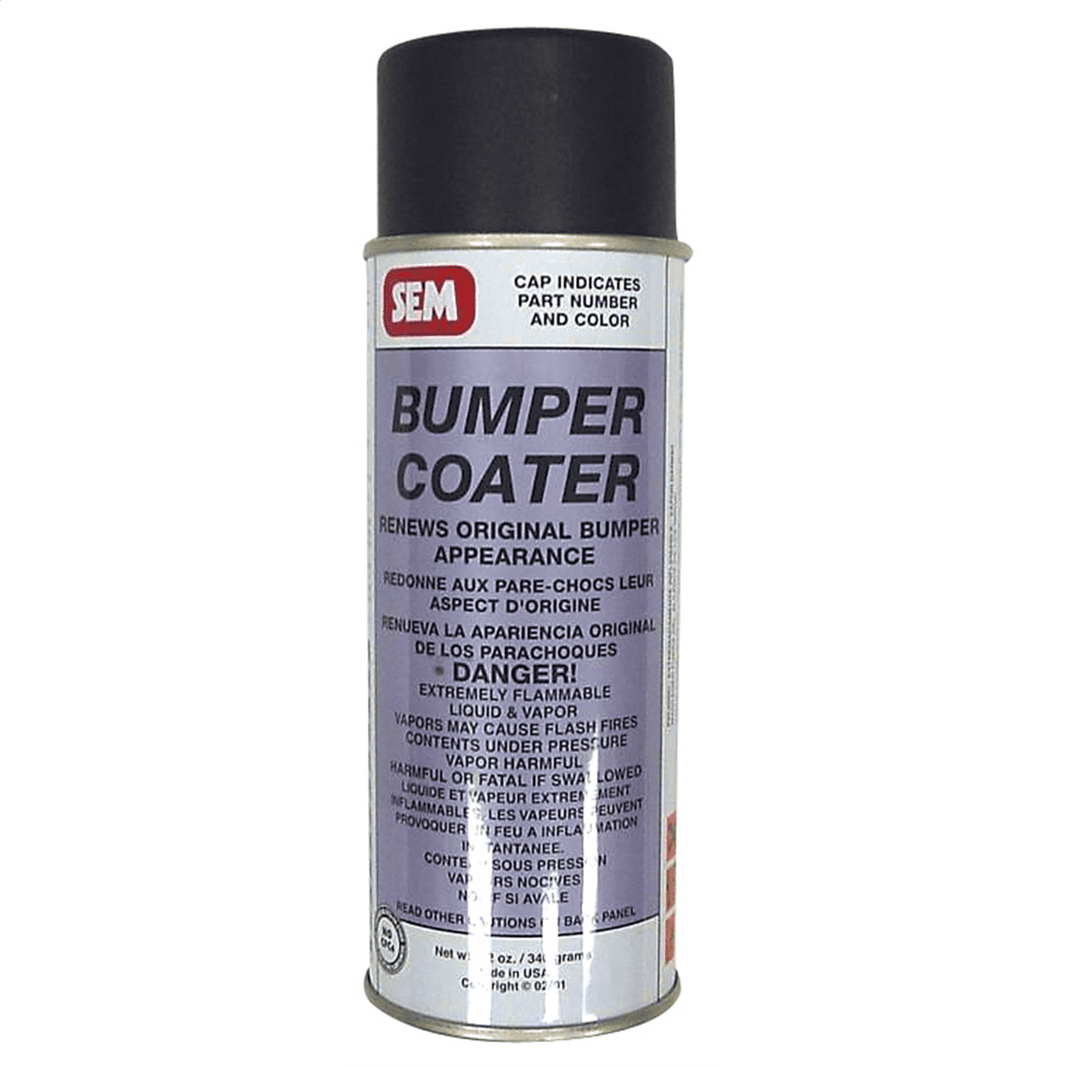 SEM Bumper Coater Flexible Automotive Topcoating, Black, 14moz ...