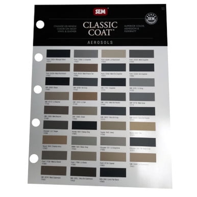 SEM Classic Coat Color Chart - Walmart.com