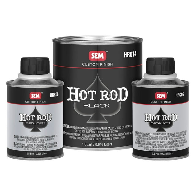 SEM HR010, Automotive Hot Rod Black Paint Kit for Vehicles & Cars Body ...