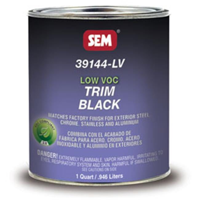 SEM Products 39144-LV Low Voc Trim, Black, Round Quart - Walmart.com