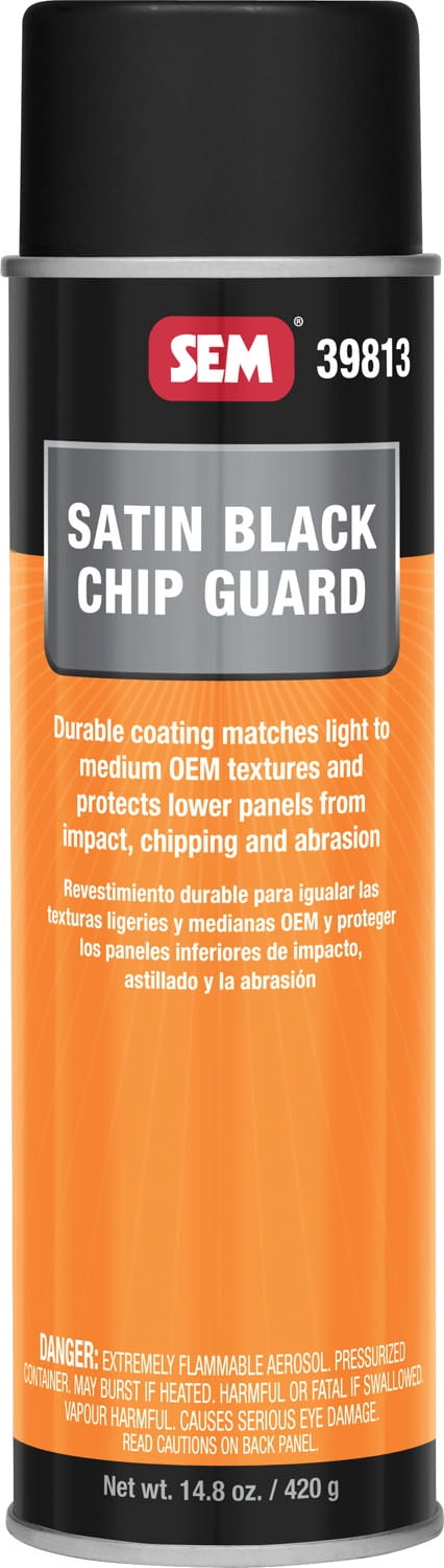 SEM Products 39813 Satin Black Chip Guard- Aerosol - Walmart.com