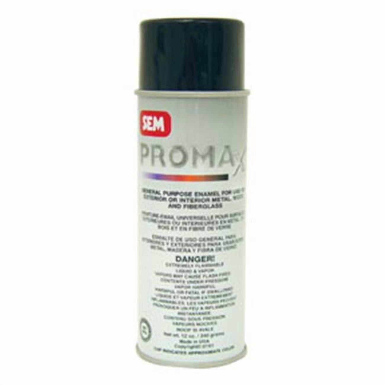 SEM Products 61023 Promax- Semi Gloss Black, Aerosol - Walmart.com