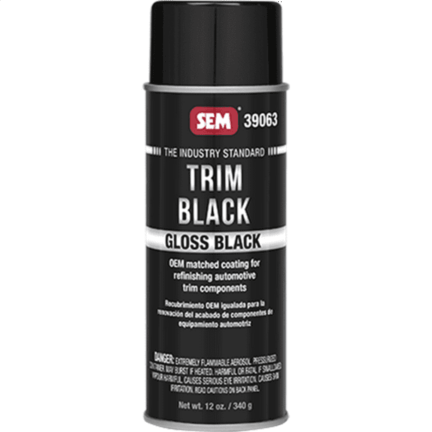 SEM Trim Black Acrylic Auto Body Paint, Gloss - Walmart Business Supplies