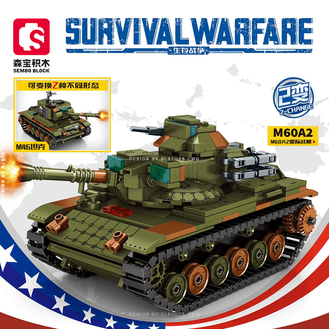 Sembo Block Warfare - American Main Battle Tank M60A2 "Starship ...