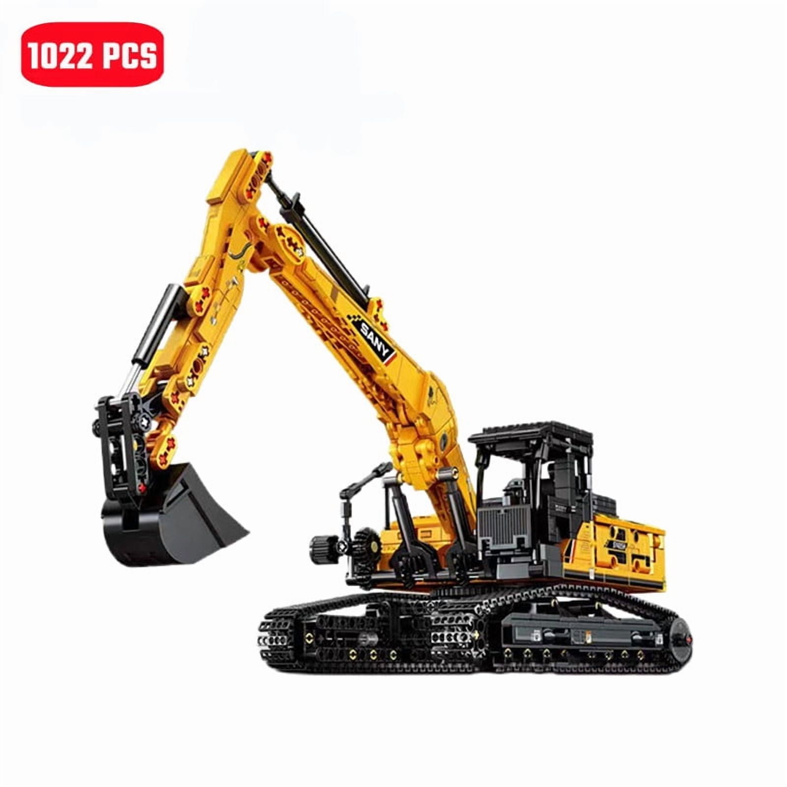 SEMBO BLOCK 1022pcs Excavator Models Building Blocks MOC City ...